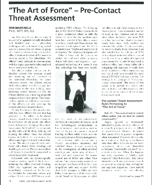 Published Articles – Dr. Ron Martinelli