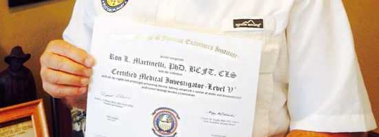 Dr. Ron Martinelli Now A Certified Medical Investigator – Dr. Ron ...